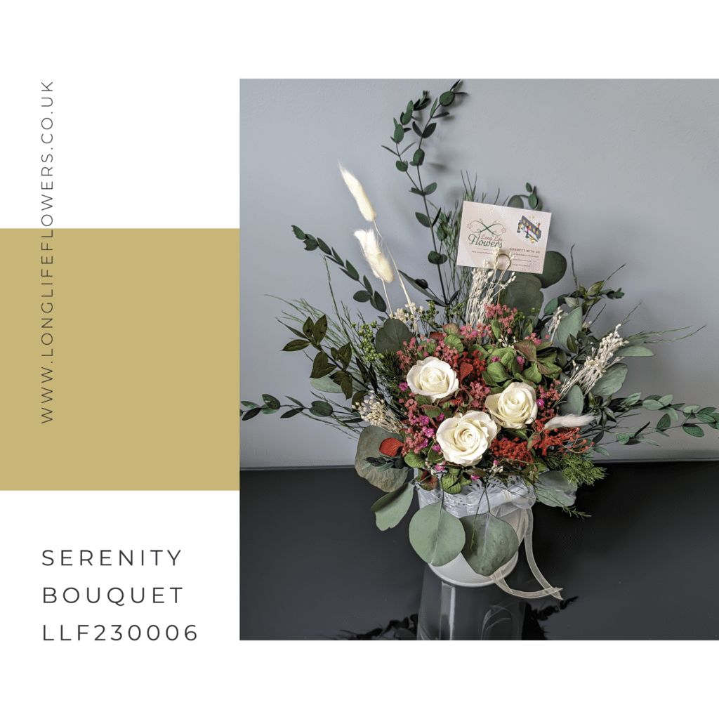 Serenity Bouquet, Medium – Long Life Flowers
